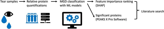 Uncovering potential biomarkers for dry eye disease with machine learning